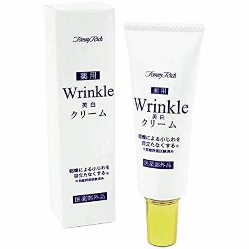 肌老化シワ たるみ シミに集中ケア！ 乾燥による小ジワを目立たなくする薬用美白クリーム。 気になる「目もとの小ジワ・たるみ」「ほうれい線」「眉間のシワ」 肌老化「シワ」「たるみ」「シミ」に集中ケア 効能評価試験済※乾燥による小ジワを目立たな...