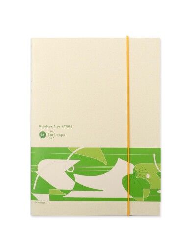 FasNote エコノート, 80ページ, 環境に優しい素材, FSC認証紙使用, B5サイズ, シンプルデザイン, 仕事・学校・日記用に最適 (Crush Citrus) (1) 紙の質感を楽しむためのノート Nature Collect...