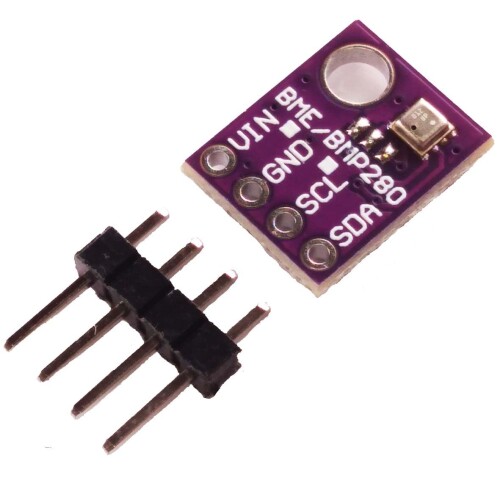 (LOLO import) BME280 5V センサーモジュール I2C 温度 湿度 気圧 計測 Arduino/Raspberry Pi 対応 (GY-BME280-5V) 測定範囲:(温度)-40〜85[度]　±1[度]、(湿度)0〜...