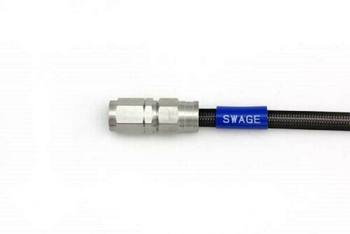 SWAGE LINE(スウェッジライン) フロントブレーキホースキット ステンレス ブラックスモークホース WR250X 07-13 STFB331 (HTRC9) 材質・素材:ステンレス 付属品:S1.25/S1.25 ホース色:スモーク...