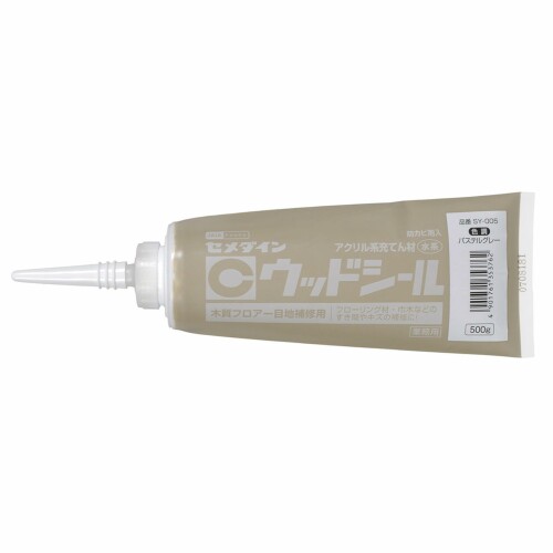 セメダイン(Cemedine) 木用 充てん材 ウッドシール パステルグレー 500g チューブ SY-005 梱包サイズ:8.7 x 26.9 x 5.3 cm スタイル: 1本 主成分:アクリル樹脂エマルション系シーリング材 チューブ入...