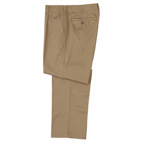 (ミドリ安全) 作業服 スラックス 男女兼用 M5600 下 ベージュ 85 cm [素材] ポリエステル65%、綿35%、ツイル　ファスナー/金属　ボタン/樹脂(左後ろポケット) [サイズ] サイズ表は画像をご覧下さい。　[シルエット] ...