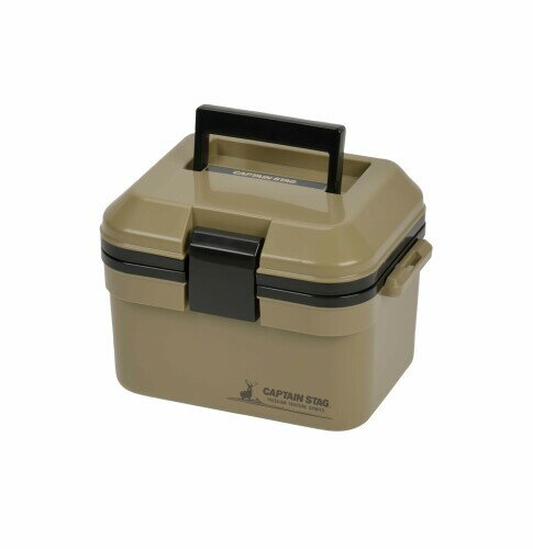 キャプテンスタッグ(CAPTAIN STAG) クーラーボックス 容量5L ショルダーベルト付 ベージュ 日本製 CSシャルマン UE-104 製品サイズ:(約)幅290×奥行220×高さ205mm(ハンドル含まず) 製品重量:(約)0.8...