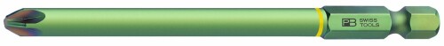 PB SWISS TOOLS E6L-192-1 段付ロングポジドライブビット 色分けされたPrecisionBitsで、サイズとネジの輪郭を容易に識別できます。 シンプルに: PrecisionBitsはあらゆる用途に共通です。 PBのス...