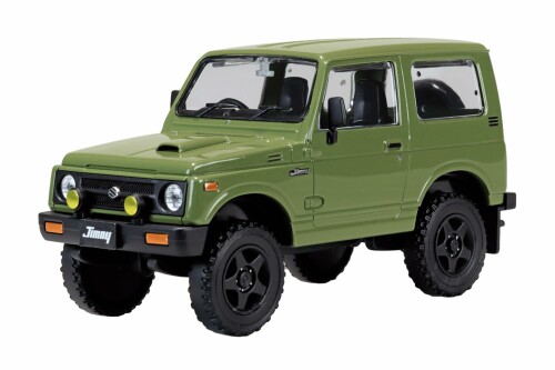 青島文化教材社(AOSHIMA) 楽プラ スナップキット No.18CU-OG スズキ JA11 ジムニー カスタムホイール（オリーブグリーン） 1/32スケール プラモデル スズキ(株)監修中 JA11ジムニーにカスタムホイール仕様が登場...