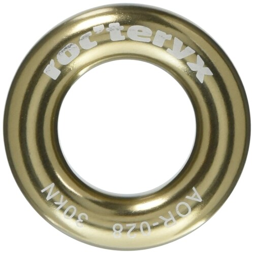 roc'teryx(ロックテリクス) 登山 クライミング カラビナ ラッぺリング 30キロニュートン アンバー RTAOR028 素材:アルミ6061 サイズ:外径52mm、内径28mm 強度:30KN 重量:39g カラビナと併用してロー...
