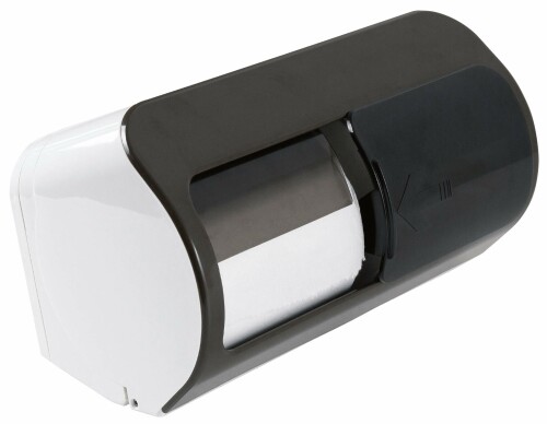 タカラ産業(Takara Industry) 2連トイレットペーパーホルダー 盗難防止付き 2R-TPH 壁付け可 推進ペーパー [ファイ]120以下 軸心[ファイ]30~[ファイ]38mm 幅105~114mm 色:ホワイト 用途:軸心[...