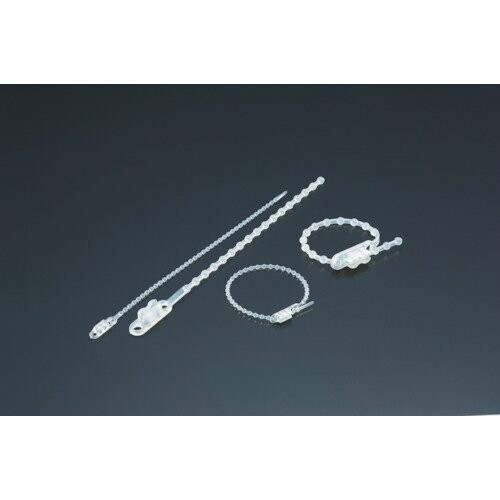 TRUSCO(トラスコ) ダブルヘッドノットタイ 4.0mm×180mm 最大結束Φ46 白 TRKTV-180E 色:白 最大結束径(mm):46 幅×長さ(mm):3.6×180 質量(g):143 ■使用温度範囲:5~70[度] ■仮...