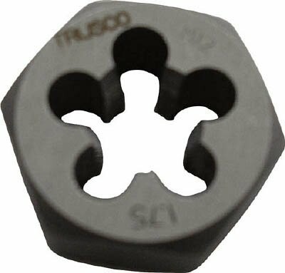 TRUSCO(トラスコ) 六角サラエナットダイス PF1/8-28 TD6-1/8PF28 呼び寸:1/8 山数:28 2面幅寸法(mm):19.1 厚み(mm):9.5 質量(g):15 ■PF(ストレート)ねじ山の修正。 ■ボルトやねじ...