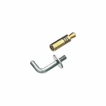 TRUSCO(トラスコ) ステンレス プチフックL型 線径10mm 1個入 THL-10 ねじ径:M10 ドリル径(mm):14.5 使用荷重(kN):0.98 D(mm):10 W(mm):40 H(mm):50 L(mm):22 B(m...