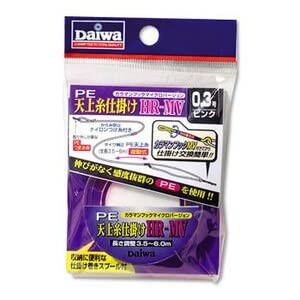ダイワ ライン PE天上糸仕掛ケHR-MV 0.3 765756 ダイワ PE天上糸仕掛HR-MV (鮎釣り用糸 PEライン)≪ダイワ 鮎釣り用糸 PEライン≫ 伸びなく感度抜群。PE天上糸。ダイワ純正「PE天上糸」を使用し、伸びが無く感度...