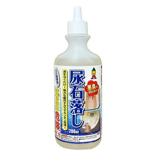 日本ミラコン産業 尿石落とし 280ml BOTL-24 商品サイズ (幅×奥行×高さ) :個装サイズ:5×7×20cm 内容量:280ml 商品紹介 便器内のお掃除に最適 液を注ぐだけ 有機酸パワーで簡単洗浄できます 原材料 ■成分 有機...
