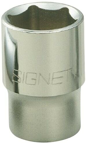 SIGNET(シグネット) 1/2ドライブ 17MM ソケット (6角) 13317 サイズ(mm):17全長(mm):38ソケット外径(D1先端部;mm):24ソケット外径(D2差込部;mm):24ソケット深さ(T;mm):15 ミラー仕...