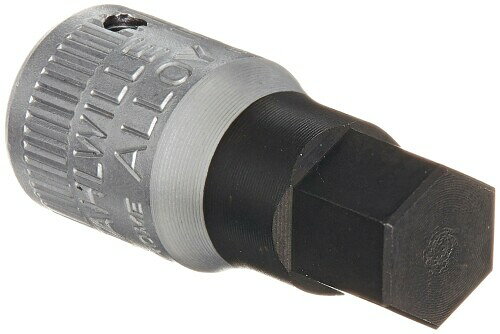 スタビレー インヘックスソケット 44K-8 差込角:6.35×全長:28mm 1個 差込角(SQ;inch):1/4、サイズ(mm):8、全長(L1;mm):28、軸長(L2;mm):16、ソケット部外径(d;mm):11.6 質量(g)...