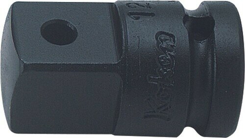 コーケン 6.35mm差込 インパクトアダプター 凸9.5mm ボール式 12233A-B インパクト用ソケットアダプター 差込角凹(mm):6.35 差込角凸(mm):9.5 全長(mm):27 クロムモリブデン鋼(SCM435) Cリン...