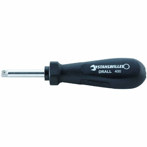 スタビレー (1/4SQ)ドライブハンドル 黒 400DRALL 差込角(SQ):1/4(6.3mm) 全長(mm):150 質量(g):105 - 商品コード39081892440商品名スタビレー (1/4SQ)ドライブハンドル 黒 40...