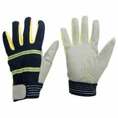 ミドリ安全 耐切創性 防火手袋 人工皮革 滑り止めタイプ SS MTK-500-NV-SS 原産国:ベトナム サイズ:SS、全長(cm):22.0 手のひら周り(cm):18.0 中指長さ(cm):8.0 色:ネイビー 厚み(mm):1.5...