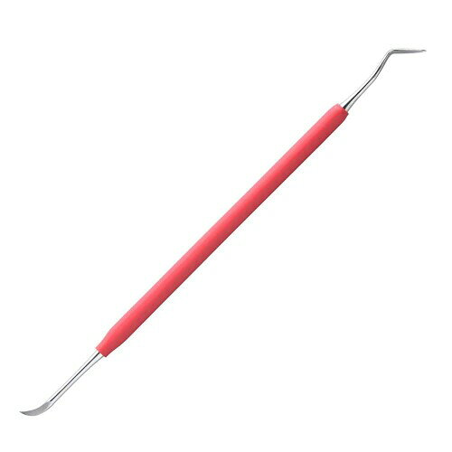 アネックス(ANEX) スパチュラ Aタイプ No.270 サイズ:直径6×全長175mm カラー:レッド RoHS2対応: 材質:ステンレスSUS410・熱収縮チューブ ■粘土細工の盛り付け ■かき取り ■模様付けに便利 ■細かい部分の補...