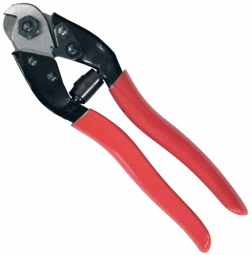パオック(PAOCK) SSPOWER(エスエスパワー) ワイヤーロープカッター WRC-4 最大切断径:4mm 材質:刃部/Cr-V、ハンドル/SS400相当、グリップ/PVC 刃部硬度:HRC55~60 最大切断能力:ワイヤー/直径4m...