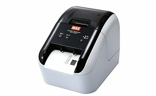 マックス ラベルプリンタ ELP-60N2 H142×W125×D213mm 外寸 : H142×W125×D213mm 質量 : 1.15kg 付属品 : CD-ROM(専用ラベル編集ソフトP-touchEditor)、USBケーブル、E...