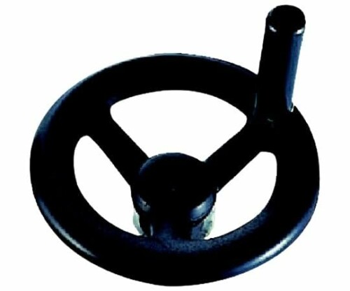 イマオ ハンドル 丸リム型エンプラハンドル車（加工付） RP100ER-H11 ハンドル　丸リム型エンプラハンドル車(加工付) ■ボスは鋼製インサートを使用しています。 ■軸穴 ■押しねじ穴2ヶ所(軸穴径:11mm)加工品です。 ■軽量でス...