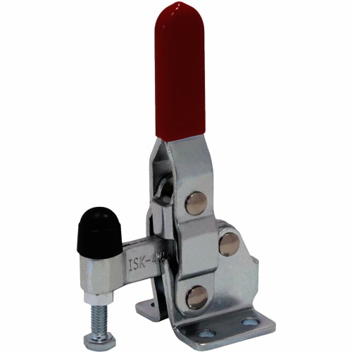 育良精機 ISK-40A0-2S トグルクランプ 溶接治具、組立治具、検査治具、加工治具に最適です。 質量(g):218 締圧力(kN):1.0 クランプアーム移動角度(°):95 ハンドル操作角度(°):65 ステンレスモデルです。 メイ...
