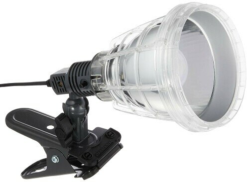 ハタヤ (HATAYA) 照明 LED 屋内用 電球色 7.3W 全光束810Lm コード5m 太さ0.75? 角度調節可能 作業灯 ワークライト クリップライト 軽量 コンパクト 持ち運び 家庭用 軽作業 軽便ランプ LK-10L TD型...