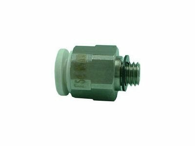 チヨダ ファイブSUSメイルコネクタ 白 4mm・M5X0.8 FS4M5MW 適合チューブ外径D(mm):4 接続口径:M5×0.8 使用流体:空気、水 流体温度:-5〜60[度](空気)、5〜40[度](水) 使用圧力:1MPa(空気)...