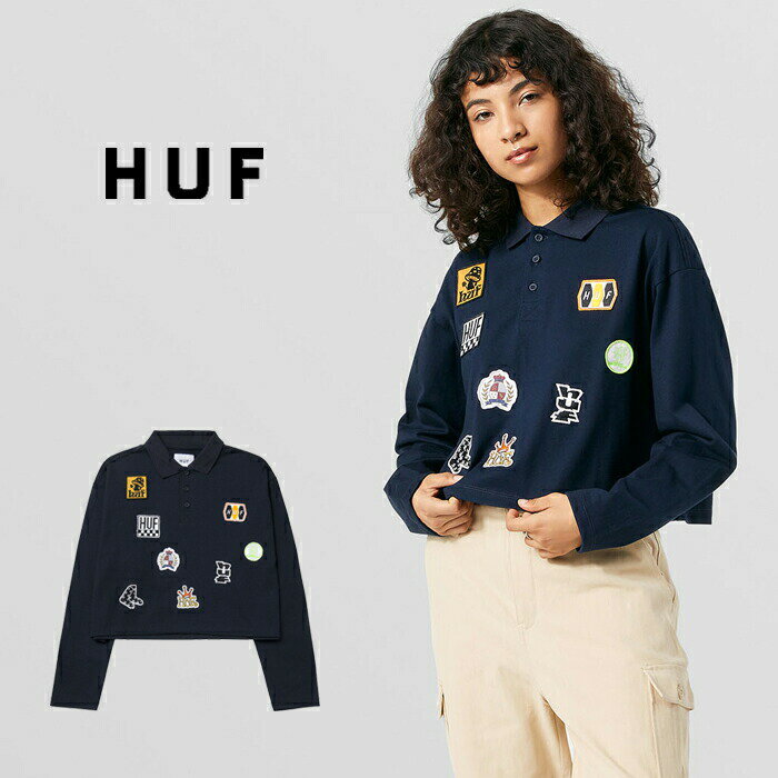 PATCHES LS CROP POLOはラグビースタイルのシルエットで、スプレッドカラー、前立ての3つボタン、全体にマルチテキスタイルパッチを備えています。 ? 厚手のコットン 100% ジャージ ? ラグビースタイルのシルエット ? 長...