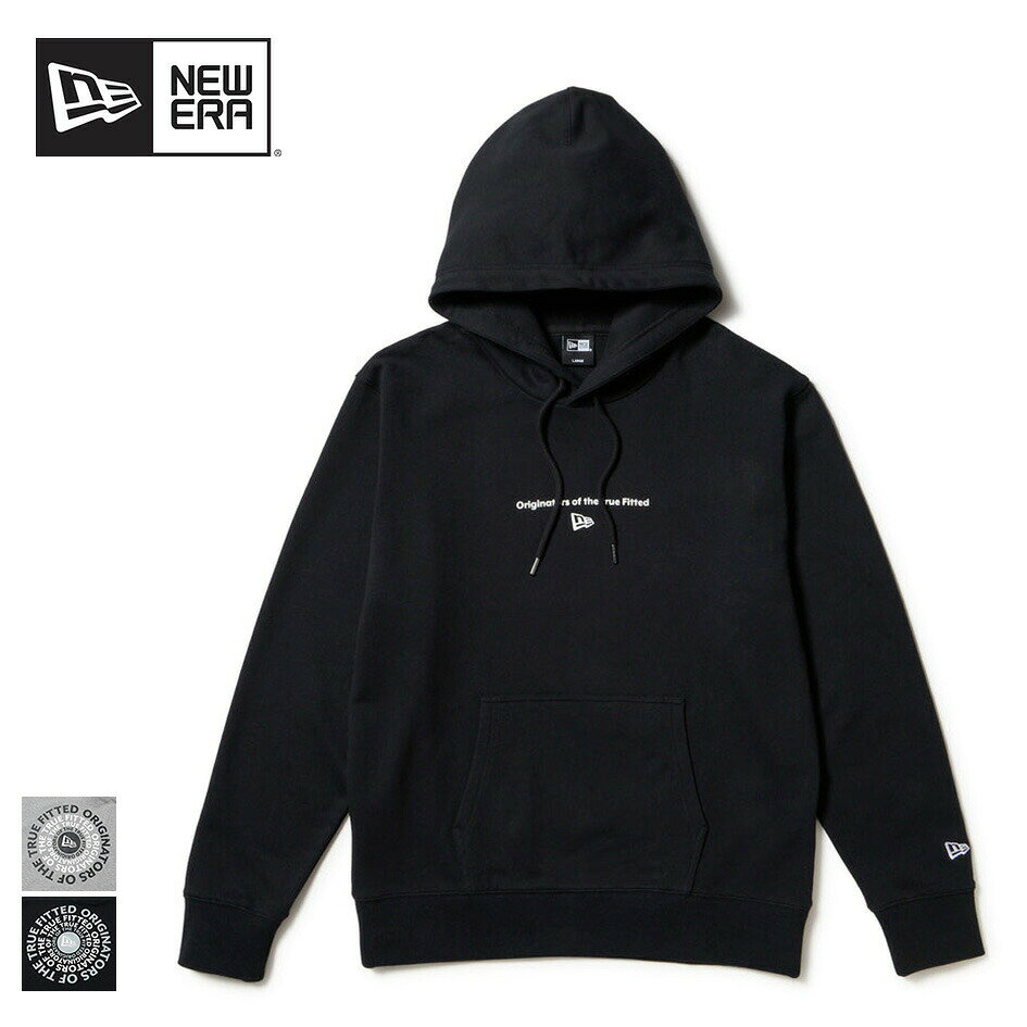 NEW ERA（ニューエラ） 裏毛 スウェット プルオーバーフーディー Circle OOTTF 14682630（ブラック）／14682629（ヘザーグレー） かつて使用していたタグライン「Originators of the True ...