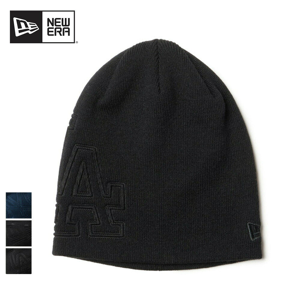 New Era（ニューエラ） ベーシック ビーニー エンボスロゴ Basic Beanie Emboss Logo 品番：14670137 / 14670136 / 14670140 エンボス加工でロゴを立体的に表現した、シンプルかつ洗練さ...