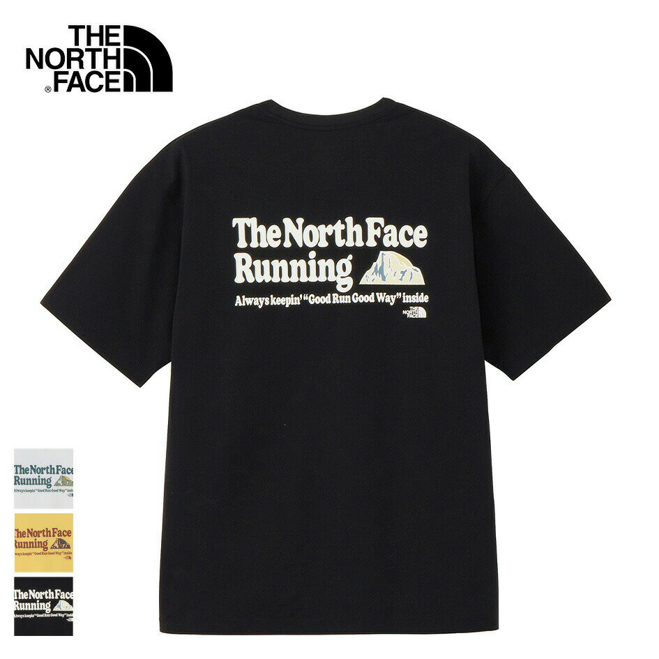 THE NORTH FACE（ザ・ノース・フェイス）のランニング向け半袖Tシャツ NT12690。 循環型アップサイクルプロジェクト「EXPLORE SOURCE」を採用したグラフィックTシャツです。 速乾性に優れたFLASHDRY素材を使...