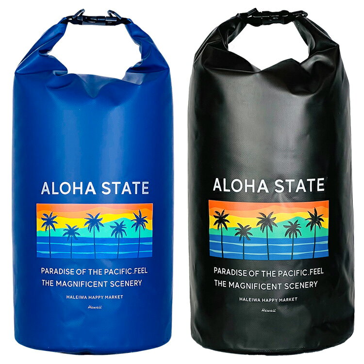 ハワイアンでかわいいウォータープルーフバッグ・防水バッグ！ たっぷり容量20L！20Lタイプはベルト付きでリュックサックにも！ 水の侵入と漏れを防ぐ、ひとつあると何かと重宝する防水バッグです。 タウンユースはもちろん、アウトドアやピクニック...