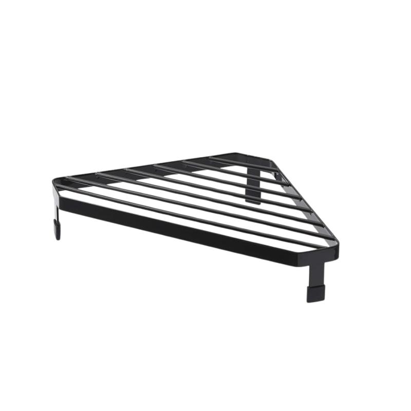 レジプロb コンロコーナーラック 三角 鍋置き フライパン収納 キッチン用品 ブラック【スペースの有効活用】このコンロコーナーラックは、キッチンのデッドスペースを有効に活用し、調理器具や鍋を効率的に収納できます。限られたスペースを最大限に活...