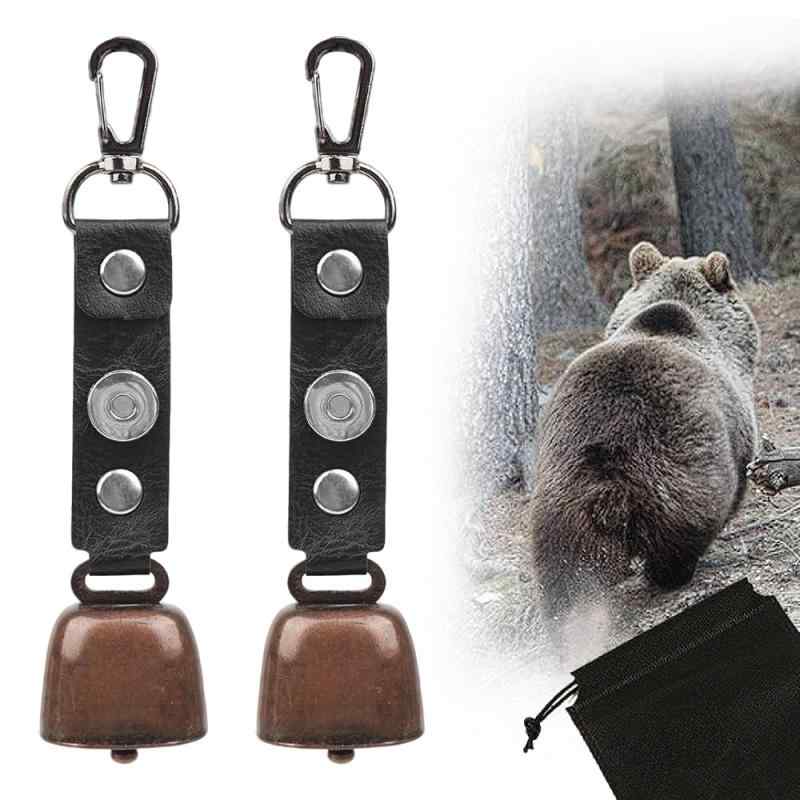 熊鈴 消音機能付き 熊よけ鈴 収納袋付 登山 トレッキング専用 くまよけ鈴 【2個セット】 防水設計 山菜取り/防災対応【熊遭遇防止】山林での歩行時に自然に音が響き、熊に人の存在を事前に知らせて遭遇リスクを低減。静かな環境でも過剰な騒音にな...