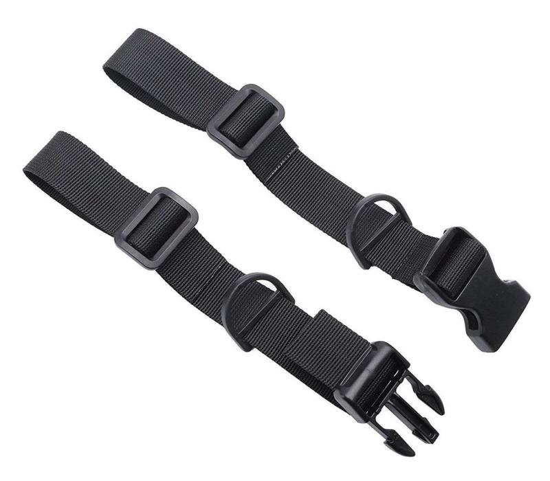 [TSUCIA] チェストストラップ リュックずれ落ち防止ストラップ ショルダーずり落ち防止バンド バックル式 調整可能 バックパック/リュックベルト 肩紐固定 ブラックベルト通し幅：2.5cm 　最大長：85CMワンタッチで取り外し可能な...