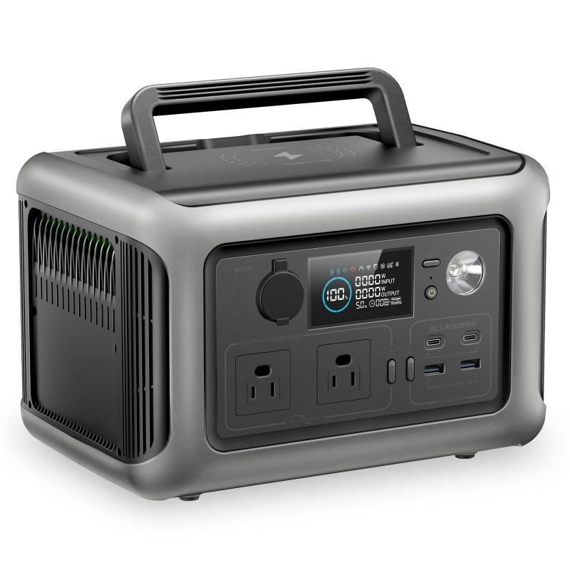ALLPOWERS R600 SET ポータブル電源 リン酸鉄蓄電池 299Wh大容量/600W高出力ALLPOWERS R600 SET ポータブル電源 リン酸鉄蓄電池 299Wh大容量/600W高出力