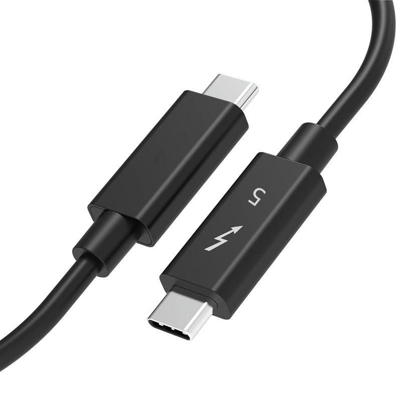 USB-C Thunderbolt 5 ケーブル POTRRCIUSUER サンダーボルト5 80Gbps 双方向データ転送 240W PD対応 8K/60Hz [Thuderbolt 4 / Thunderbolt 3, USB4 互換]...