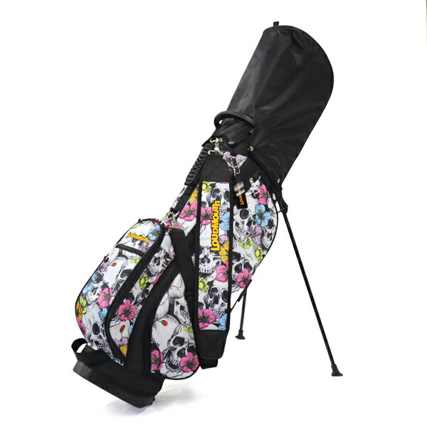 ラウドマウス スタンドバッグ 派手好きさん、集まれ〜！ ラウドマウスから、インパクト抜群のスタンドバッグが登場！ メンズ・レディース問わず使えるユニセックスモデルで、見た目も機能もバッチリ。 あなたのゴルフスタイル、もっと自由にもっと楽しく...