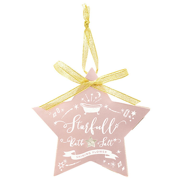 商品説明 〔Starfull bath salt〕 華やかなメタリックの星パッケージが目を引くオシャレなバスソルトが登場☆彡かわいいだけじゃなく、お肌に嬉しい保湿成分配合♪ 華やかで上品なシャイニングフラワーの香りでバスタイムが幸せに包まれ...