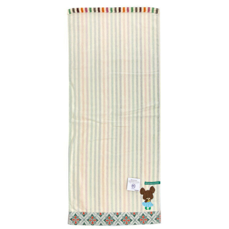 商品仕様【サイズ】約34×80cm 【重量】約110g 【原産国】中国 【素材】 本体：綿100％ 刺繍糸：ポリエステル100％ 【仕様】パイルジャカード・シャーリング・刺繍・織りネーム・抗菌防臭加工特記事項※画像はあくまでも商品イメージに...