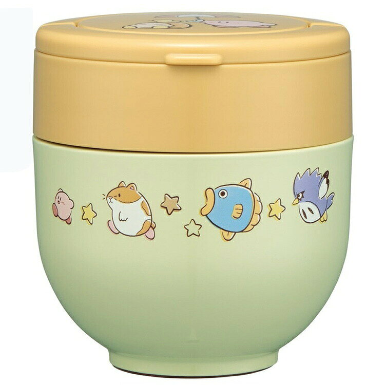 商品仕様【サイズ】約直径115×高さ140mm【容 量】総容量：約540ml（本体約320ml・中容器：約220ml）【重 量】約335g【品質表示】本体：ステンレス鋼(アクリル樹脂塗装)ハンドル・中容器・中容器フタ：ポリプロピレンフタ：ポ...