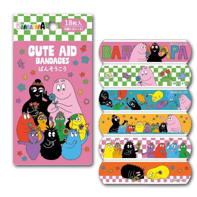 商品仕様【サイズ】　本体：約W72×H19mm　パッケージ：約W63×H117×D20mm【材質】オレフィン系樹脂【内容】18枚入り(6柄×3シート)特記事項※画像はあくまでも商品イメージになります。実際の商品と色や仕様が異なる場合がありま...