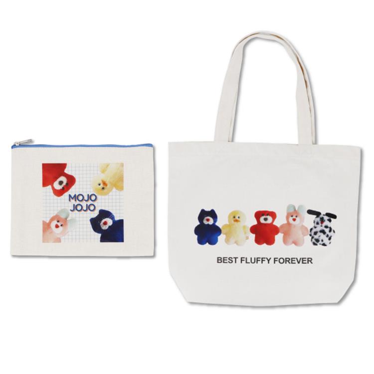 商品仕様【サイズ】 トート：約W420×H340×D90mm ポーチ：約W190×H145mm パッケージ：約W230×H235×D50mm 【材質】トートバッグ・ポーチ：ポリエステル、綿、レーヨン、ナイロン、ポリウレタン、アクリル、亜鉛合...