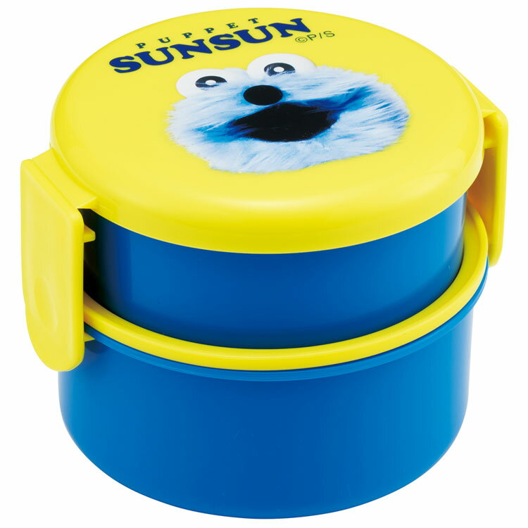 商品仕様小さな丸型のシンプル2段お弁当箱。コンビニの丸型おにぎり1個が袋のまますっぽり入ります♪ 上段下段とも、ごはんがつきにくい「くっつかない加工」が施されています。 内蓋収納フォーク（プラスチック製）付き。食べ終われば1段にコンパクトに...