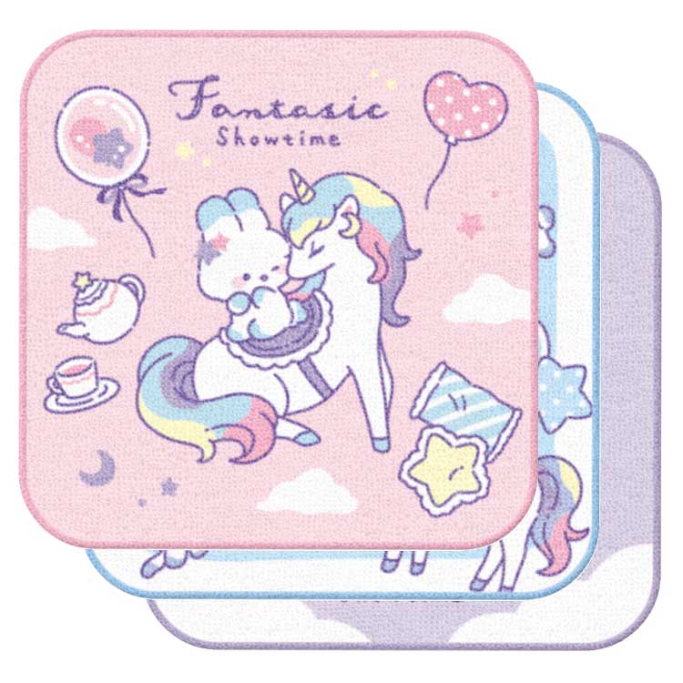 商品仕様【サイズ】約H160×W160mmパッケージ：約H180×W160×D11mm【素材】綿100%【パッケージ入重量】約32g【内容】3柄 各1枚【特長】裏面にネームタグ付き【生産国】中国特記事項※画像はあくまでも商品イメージになりま...