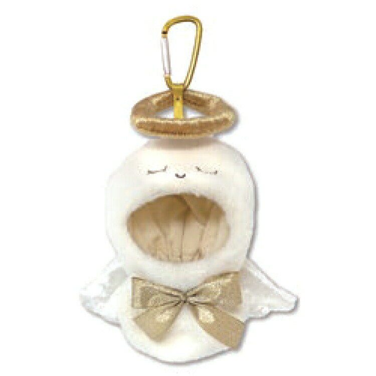 商品仕様【サイズ】高さ約15cm〜【ぬいぐるみ適用サイズ】　頭囲約24cm位まで　ボディ高さ約8cm位まで　ぬいぐるみ全体高さ約14cm位まで【仕様特長】・ころんとかわいいすがたでぬいぐるみ専用のお洋服を着せていっしょにおでかけ♪・カラビナ...