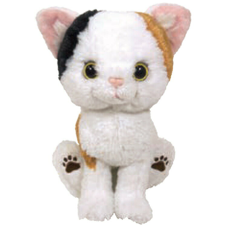 商品仕様手触り、抱き心地もやわらか♪ おすわりやねそべりができる可愛いこねこちゃんのぬいぐるみ！ 【サイズ】約H16.5×W10×D13cm【素材】ポリエステル【重量】約60g特記事項※画像はあくまでも商品イメージになります。実際の商品と色...