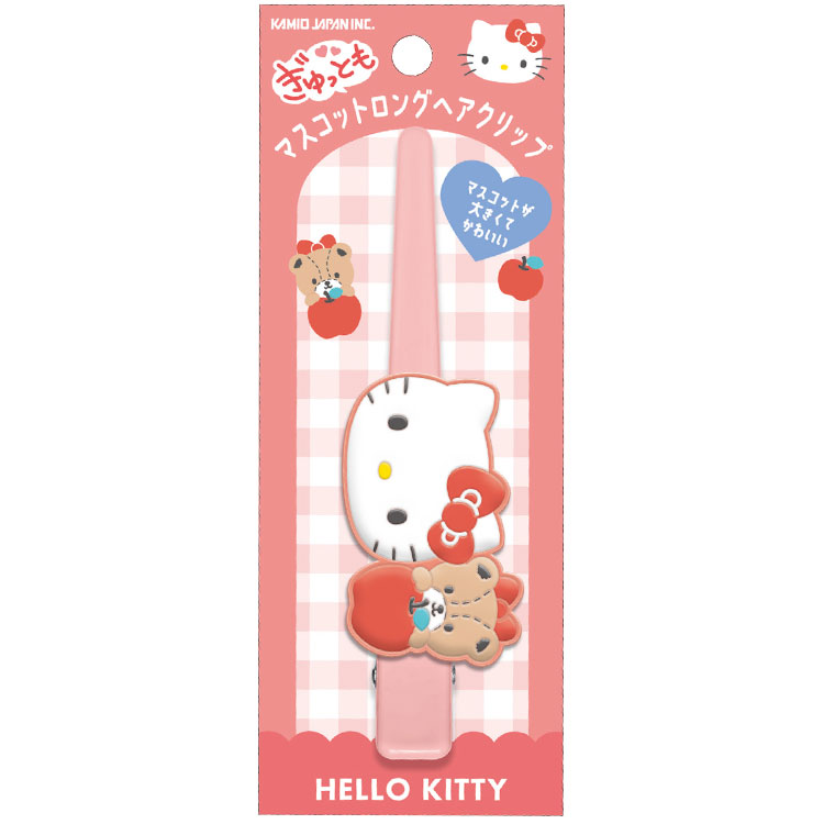 商品仕様【サイズ】 約H125×W50×D20mm以内【素材】PVC・アルミ【重量】約20g 【生産国】中国【特長】 ジャマな前髪がズレずにとまるよ！ バッグや制服につけてもかわいい♪ おともだちとぎゅっとなかよし♪ぎゅっともシリーズのロン...