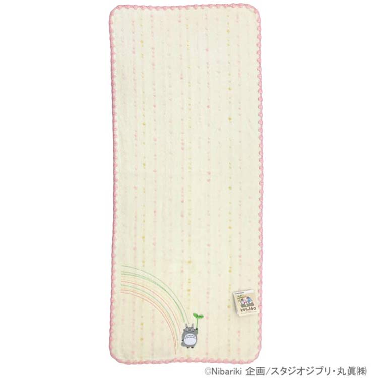 商品仕様【サイズ】約34×80cm 【素材】本体：綿100%/アップリケ刺繍部分：ポリエステル100% 【仕様】アップリケ刺繍・無撚糸・スチームシャーリング・シェルメロー・オーガニックコットン・抗菌防臭加工 【原産国】中国特記事項※画像はあ...